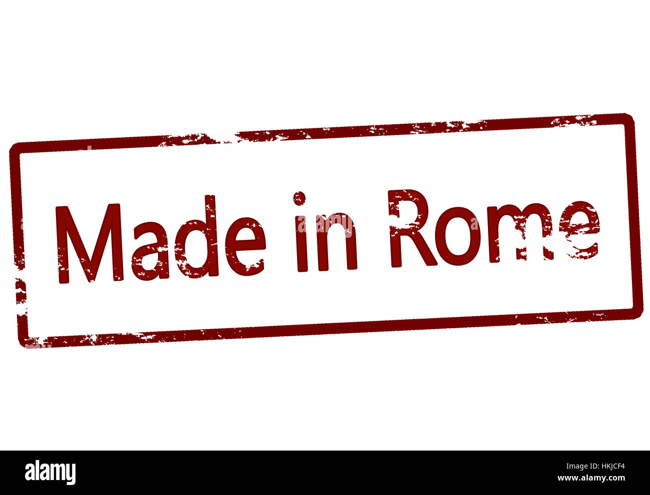Stamp with text made in Rome inside, vector illustration Stock Photo ...