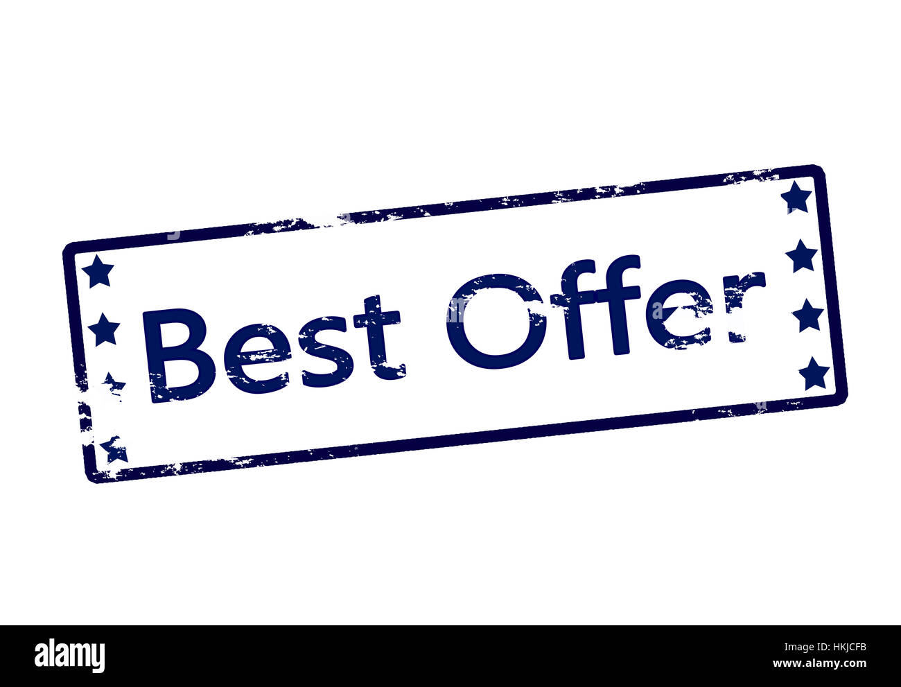 Stamp with text best offer inside, vector illustration Stock Photo - Alamy