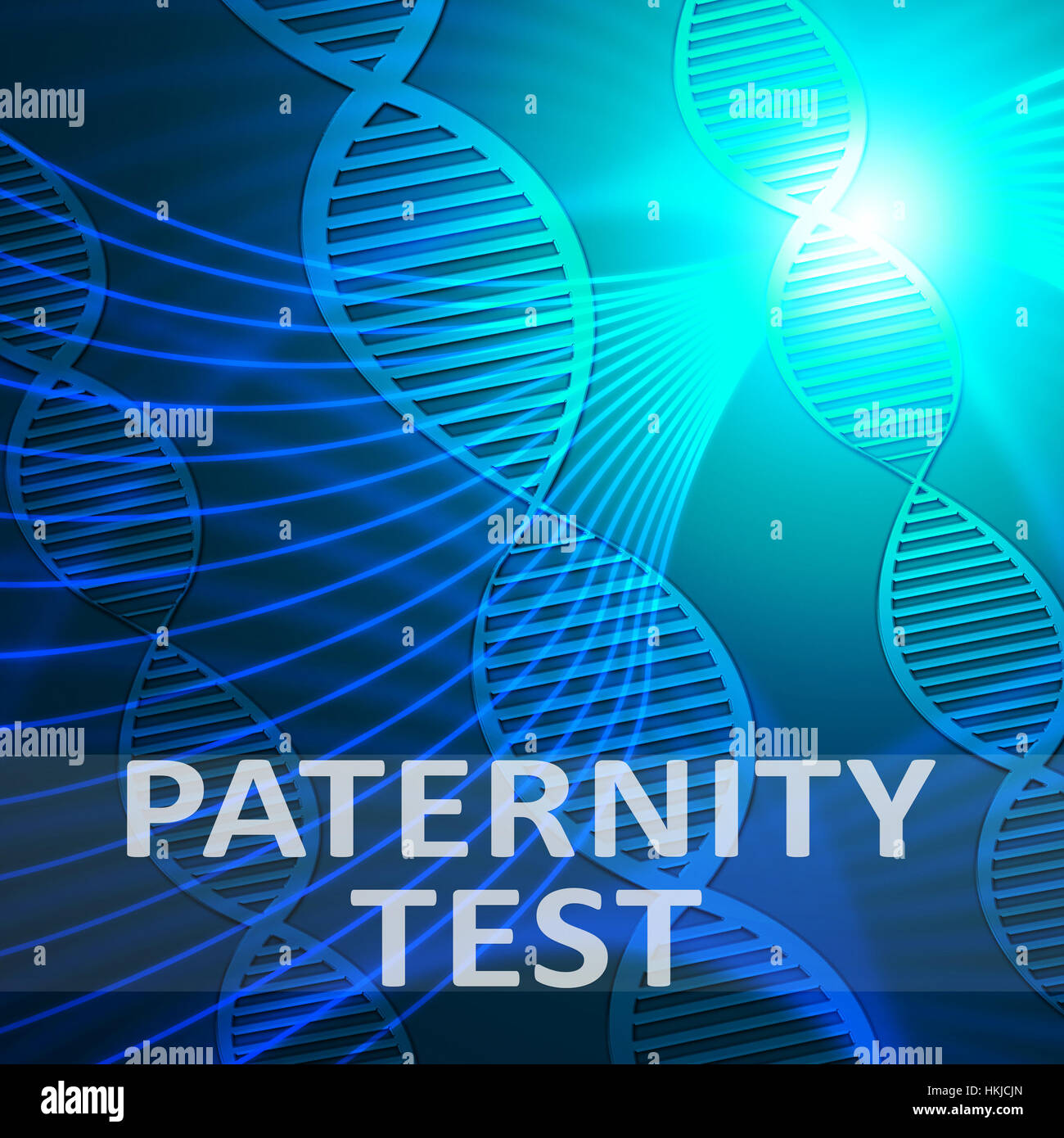 Paternity Test Helix Showing Father Result 3d Illustration Stock Photo ...