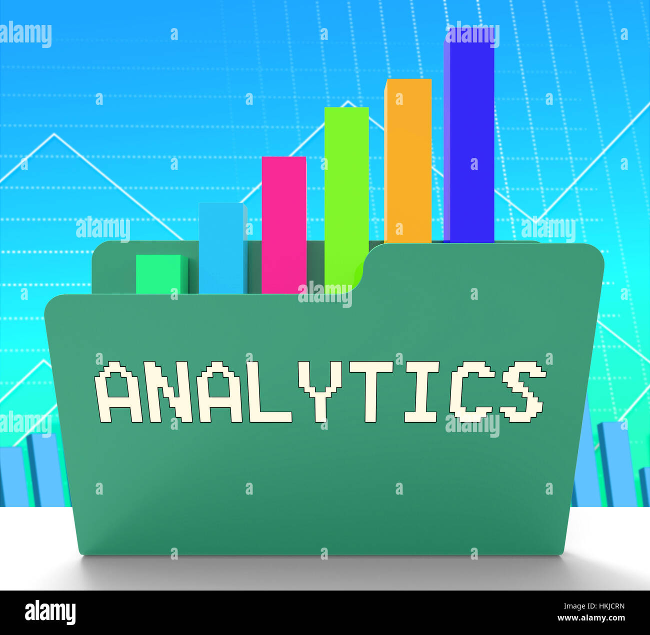 analytics-file-means-data-graph-3d-rendering-stock-photo-alamy