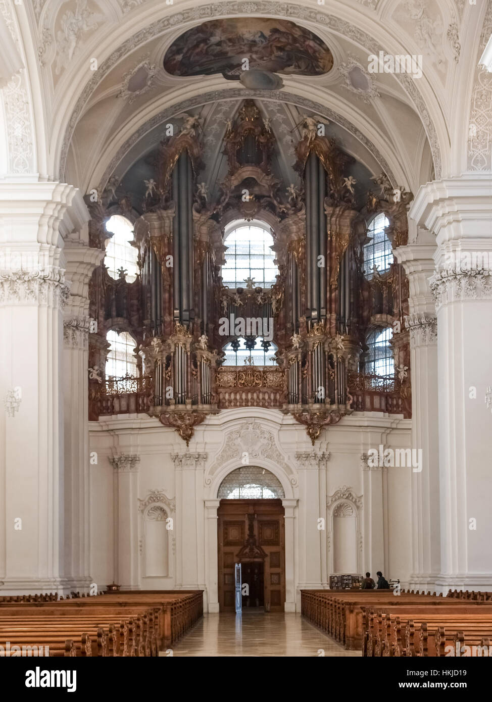 Weingarten, Germany - november 2, 2014: Abbey Benedictine monastery on ...