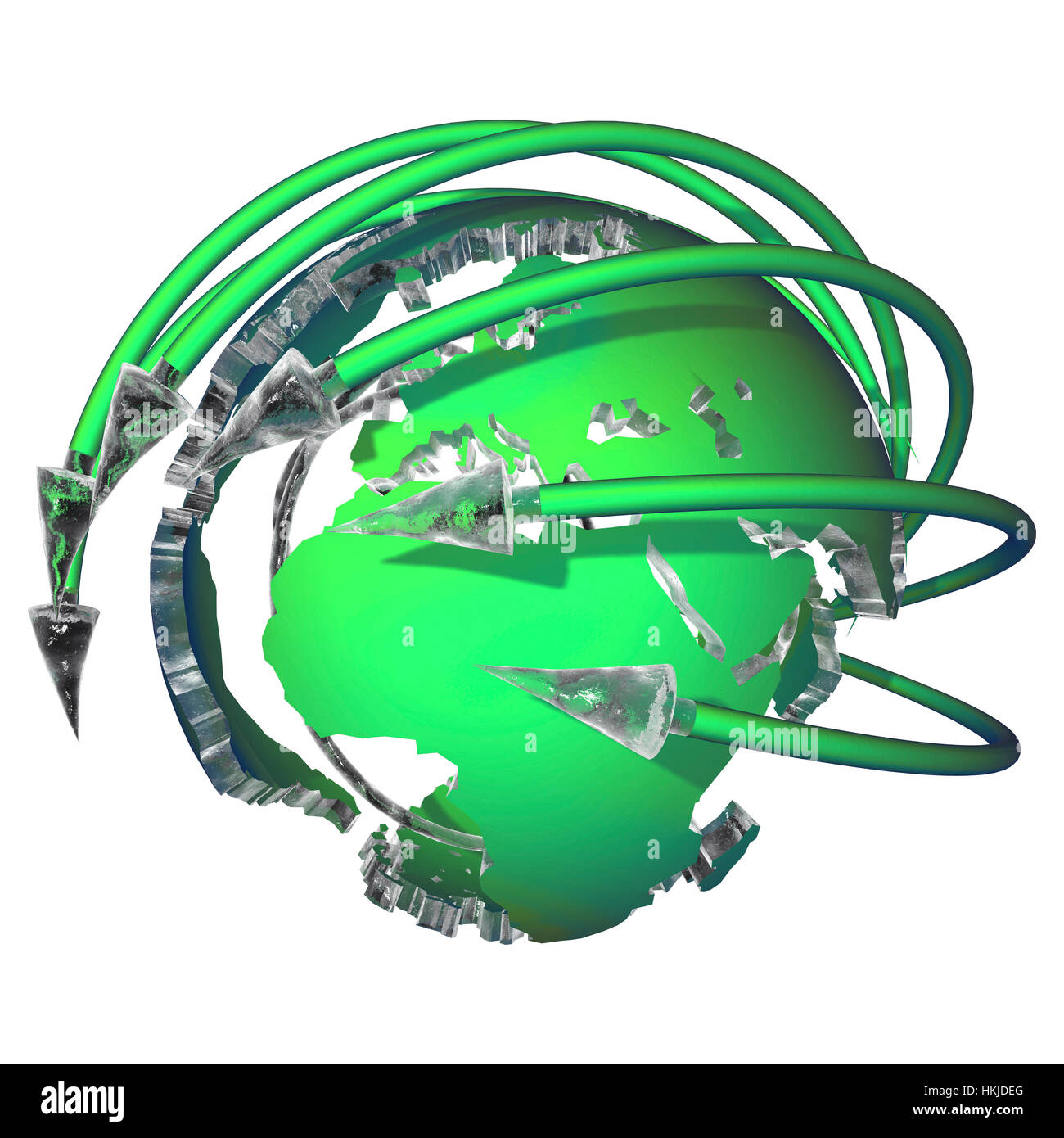 Earth structure 3d Cut Out Stock Images & Pictures - Alamy