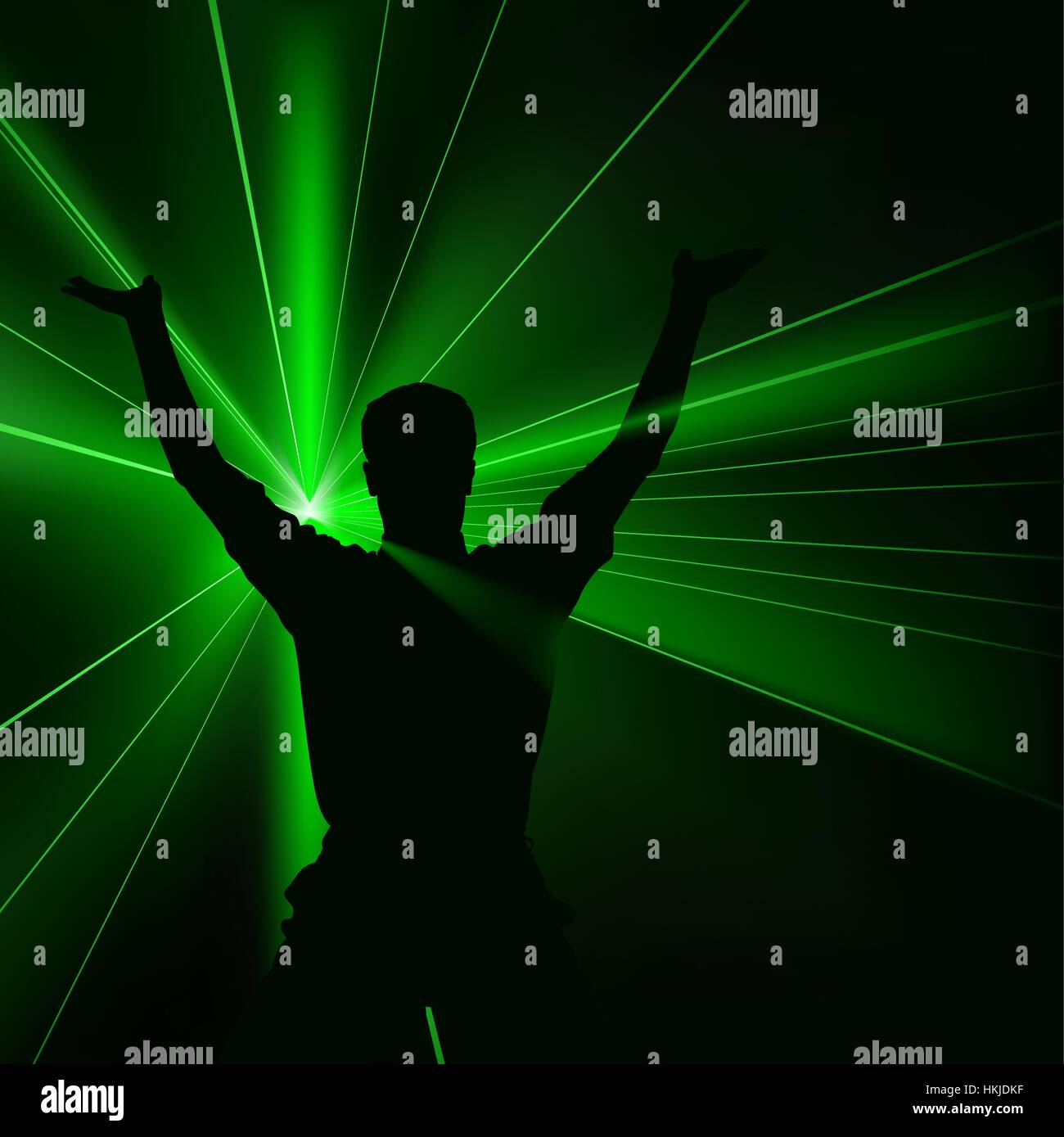 Dancer in nightclub Stock Vector Images - Alamy