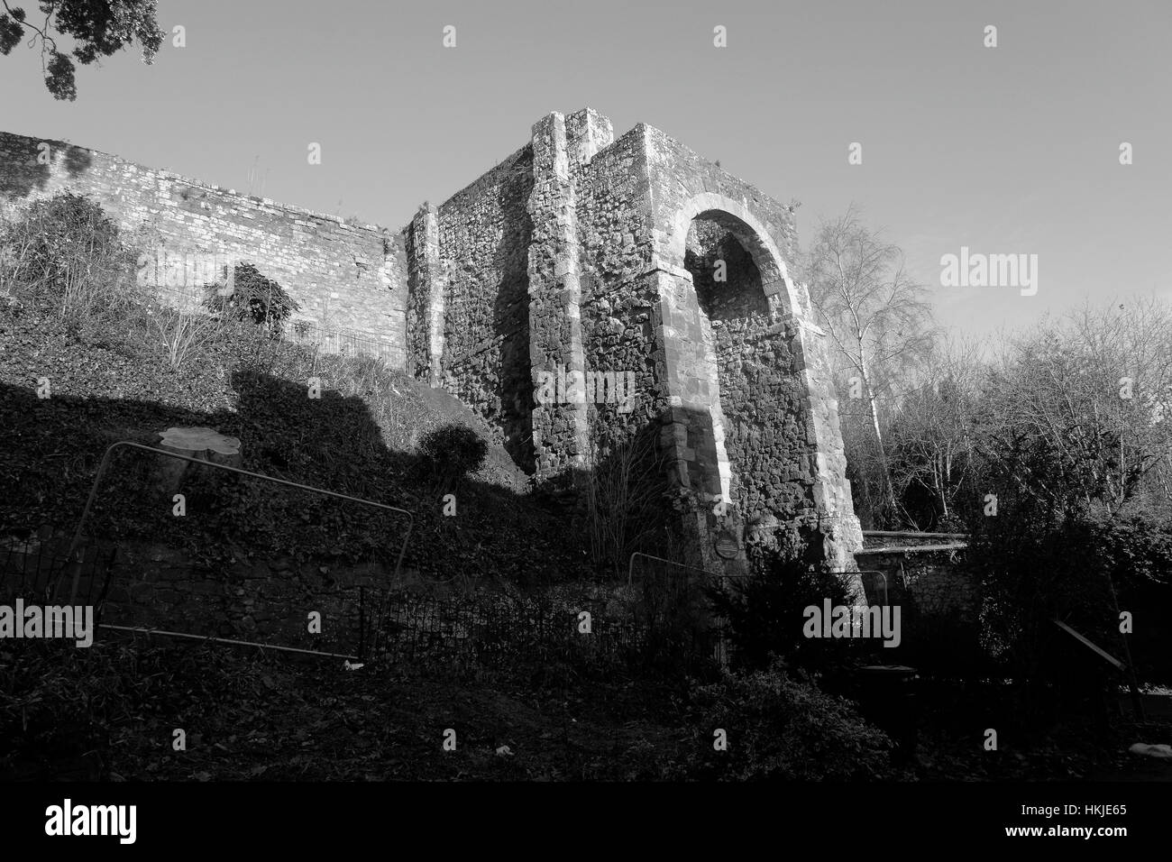 EXETER / ROUGEMOUNT CASTLE GATE HOUSE Stock Photo - Alamy