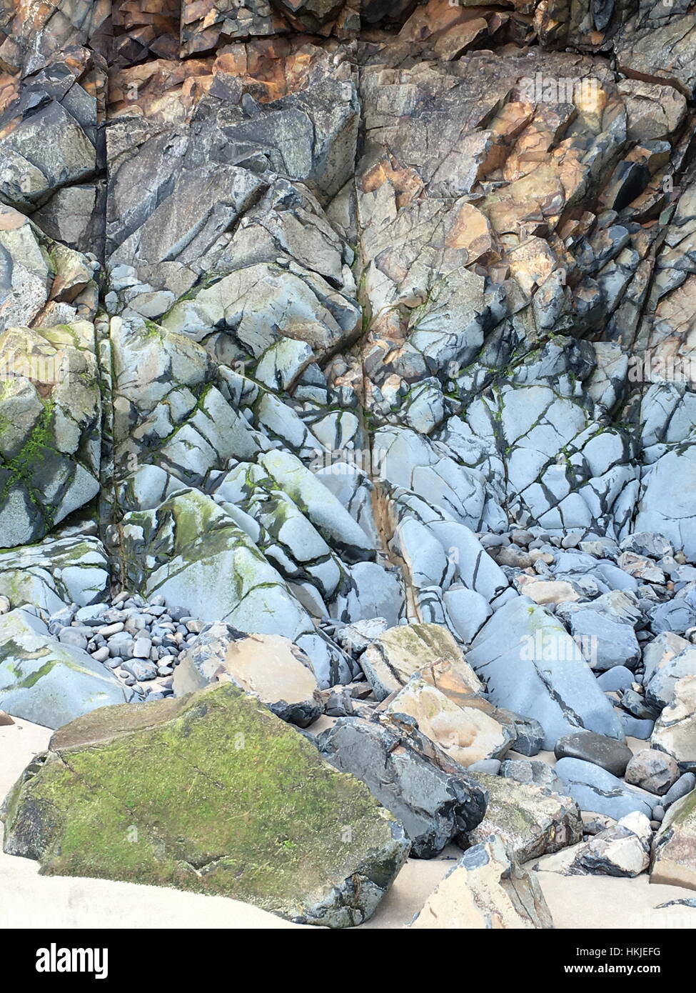 Wall beach hi-res stock photography and images - Alamy