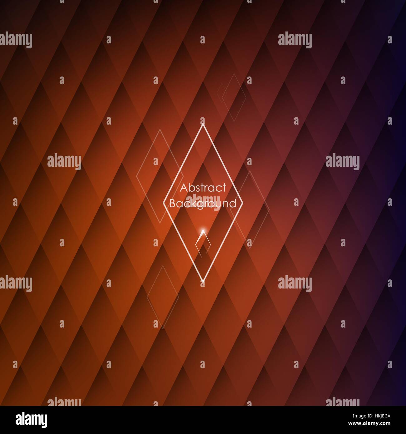 Abstract rhombic orange background for your designs. Elegant geometric ...