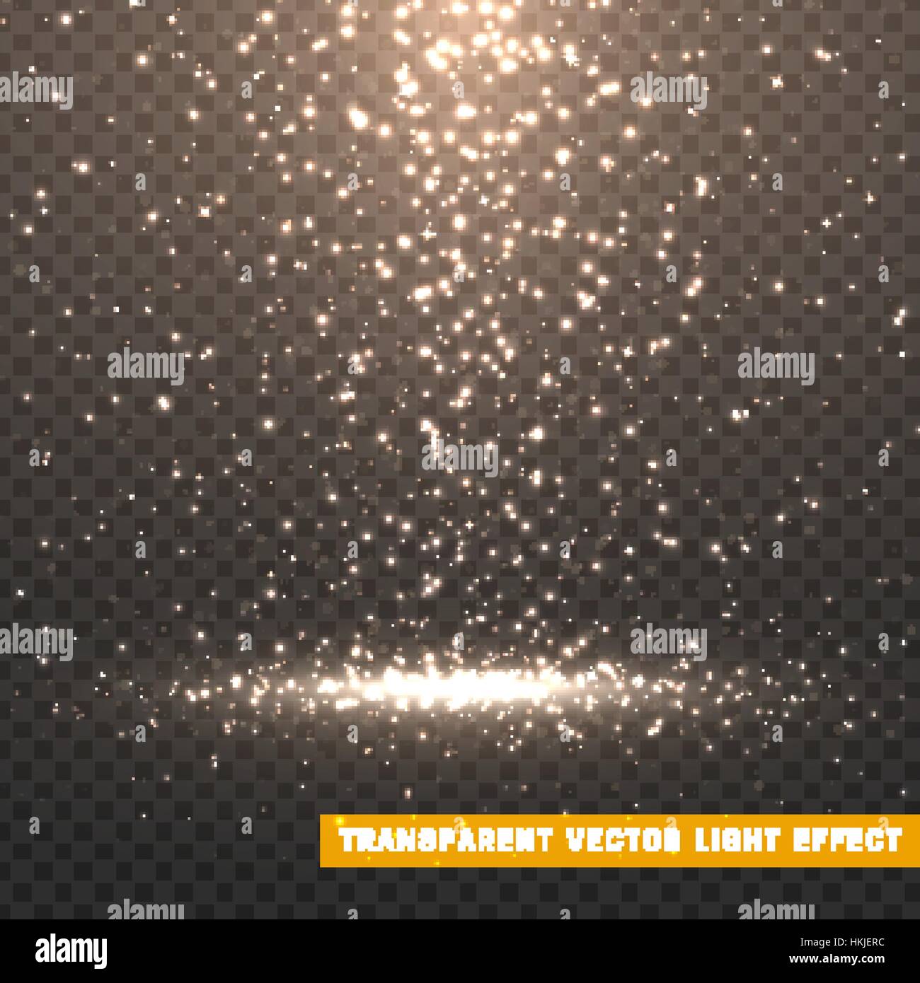 Glowing glitter light effects isolated realistic Stock Vector Image ...
