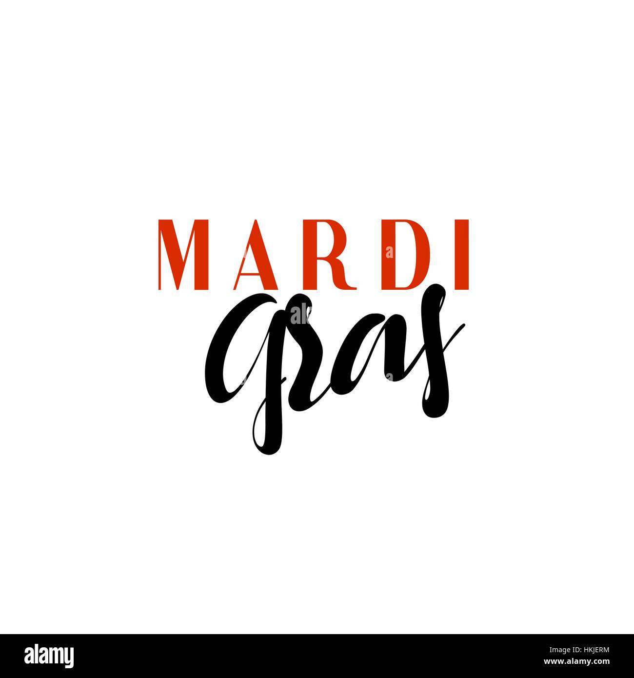 Carnival hand lettering inscription Stock Vector Images - Alamy