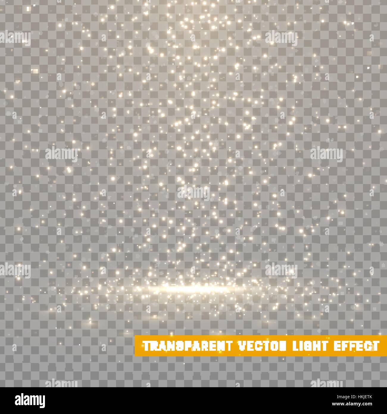 Glowing glitter light effects isolated realistic Stock Vector Image ...