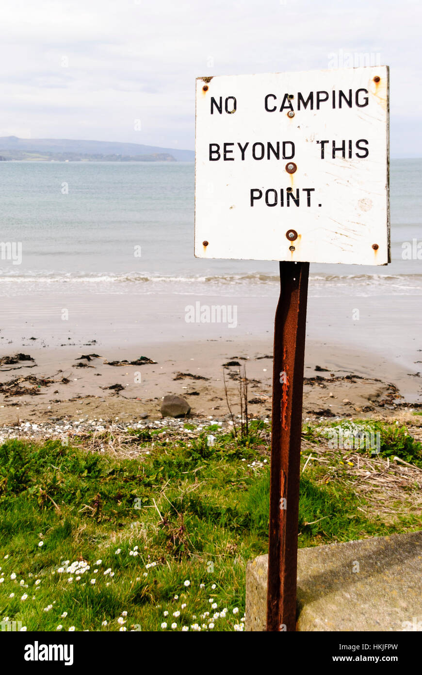 Do not go beyond this point hi-res stock photography and images - Alamy