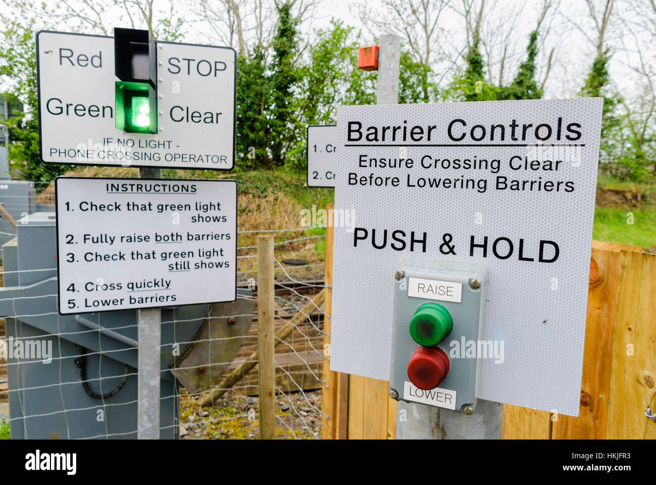 Manual Railway Crossing Stock Photos & Manual Railway Crossing Stock ...