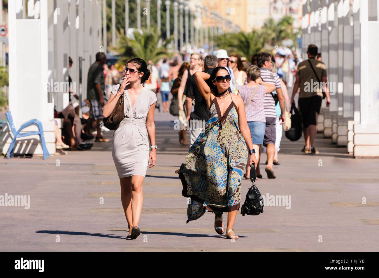 French People Walking