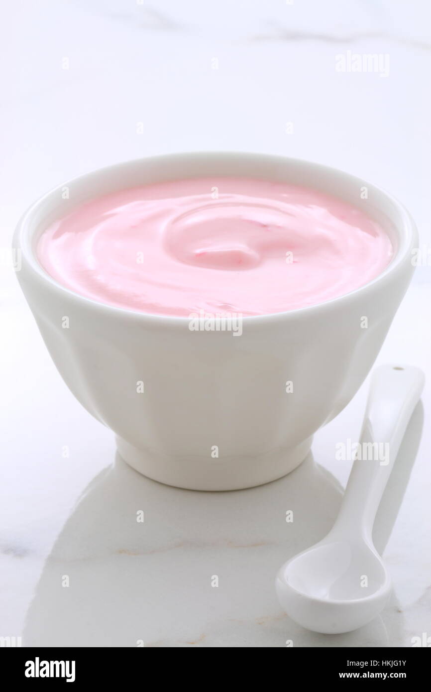 Delicious french custard-style yogurt with all the fruit mixed inside ...