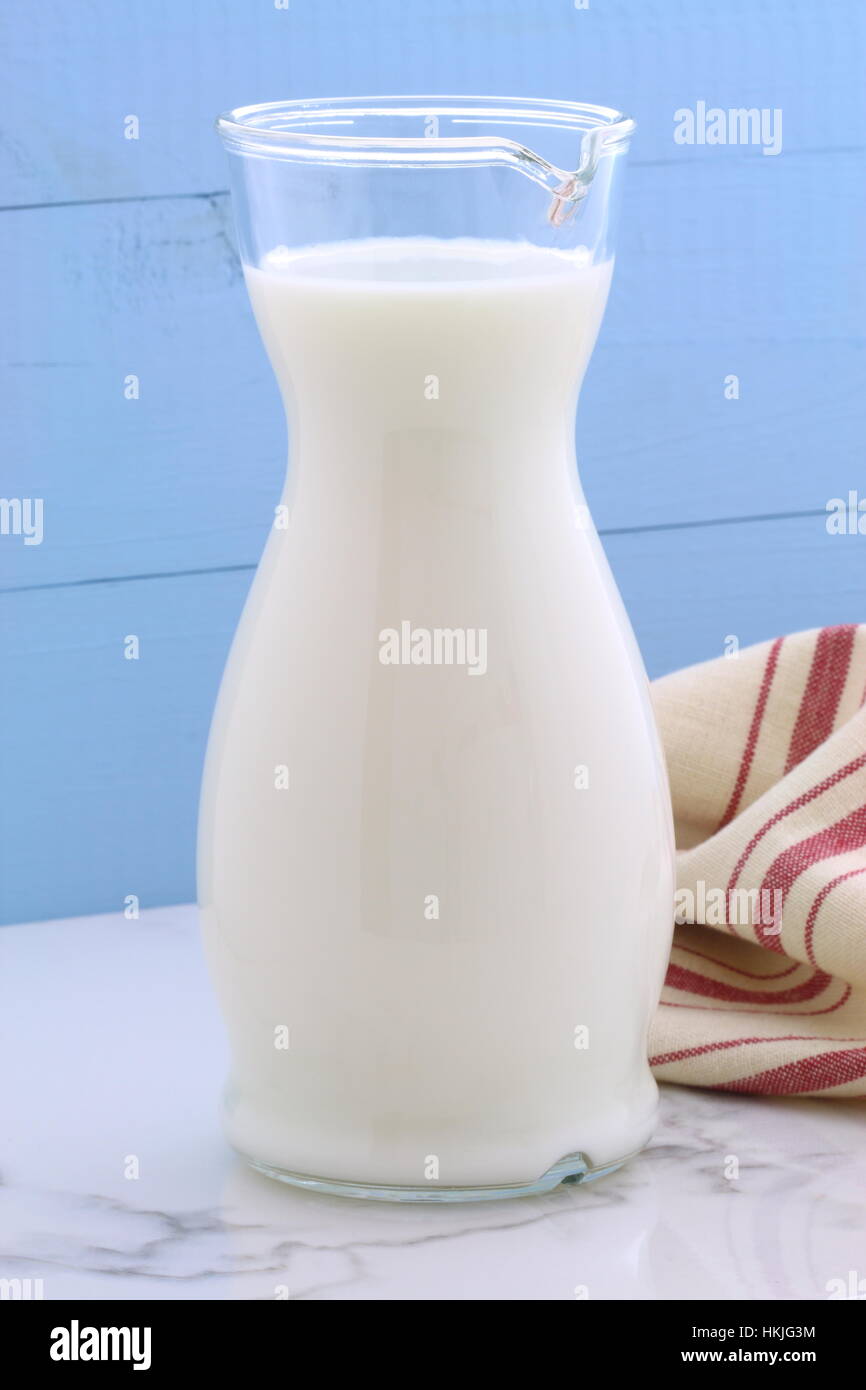 Delicious fresh milk, one of the primary sources of nutrition on ...