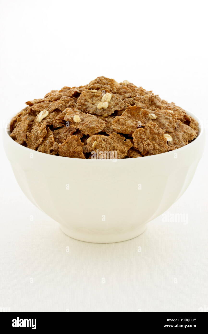 Delicious and nutritious bran flakes cereal, high in bran, high in ...
