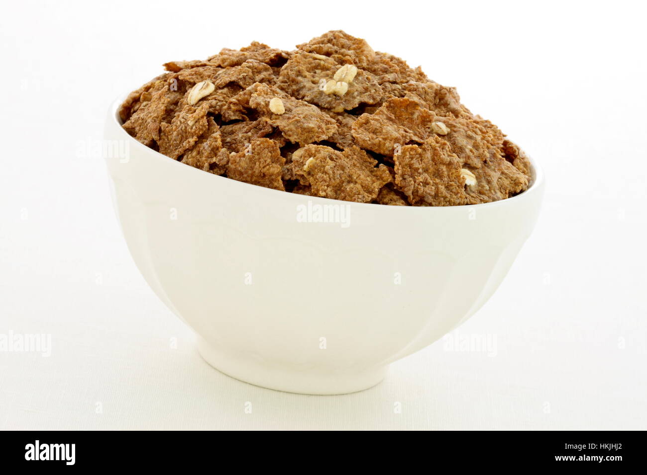 Delicious and nutritious bran flakes cereal, high in bran, high in ...