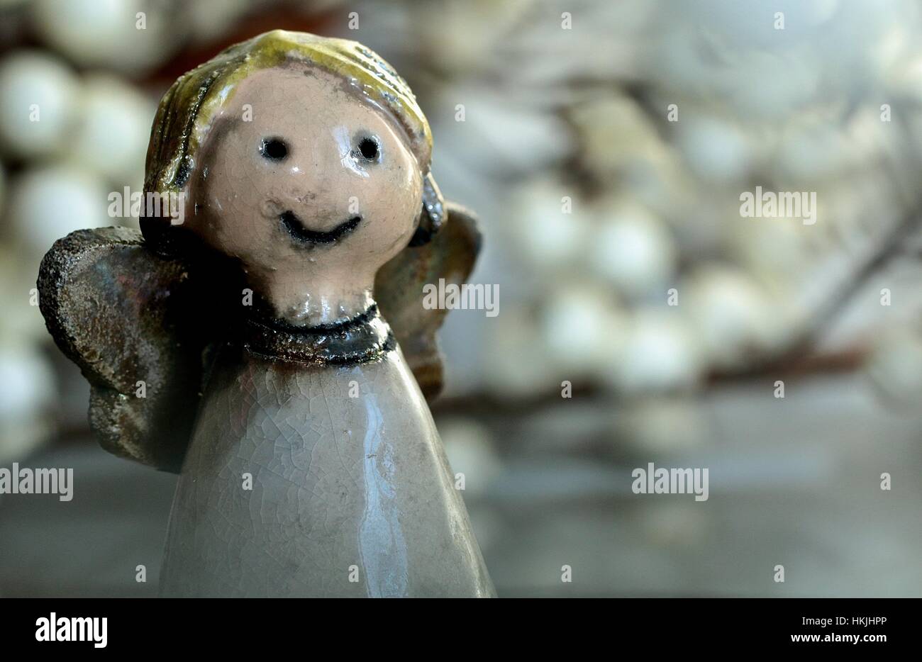 Close Up Image of Glazed China Angel Stock Photo - Alamy