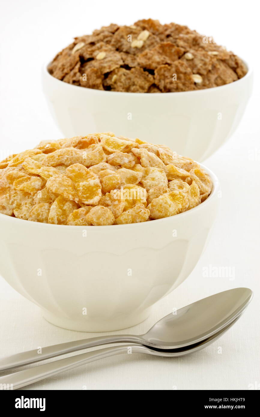 delicious and healthy frosted with sugar corn flakes and bran flakes ...
