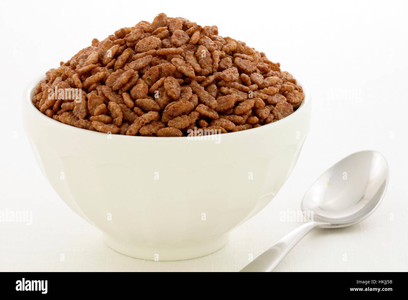 Delicious and nutritious cocoa-flavored, crisped rice cereal, served in ...