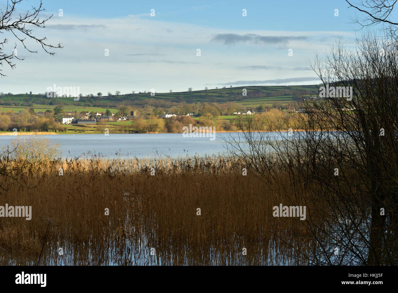 Llangors or Llangorse Lake Stock Photo - Alamy