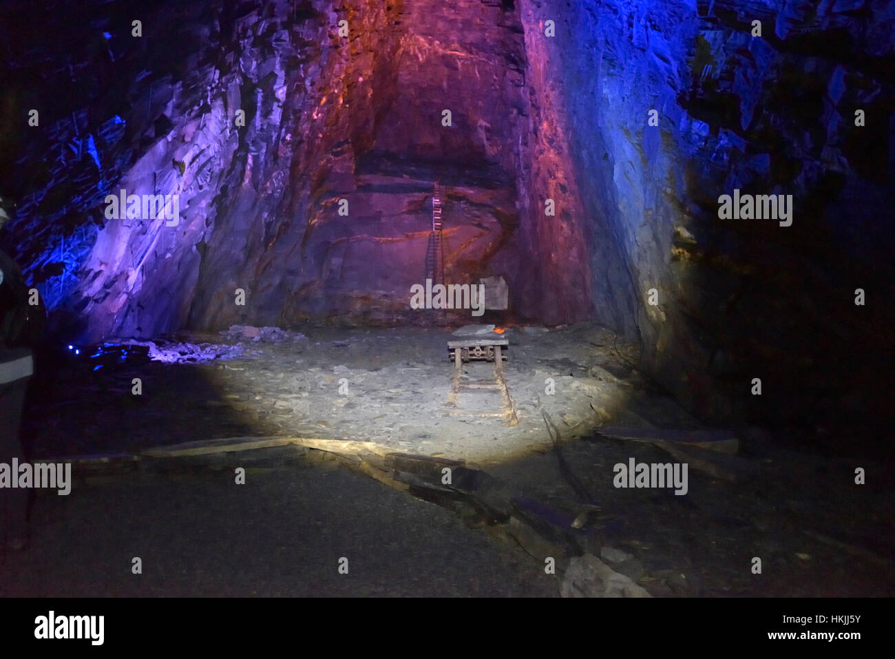 Llechwedd Slate Quarry / Caverns Stock Photo - Alamy