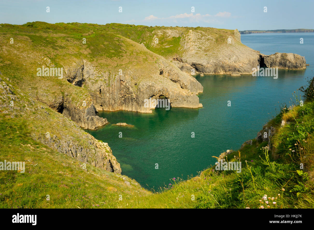 Lydstep Point View Stock Photo - Alamy