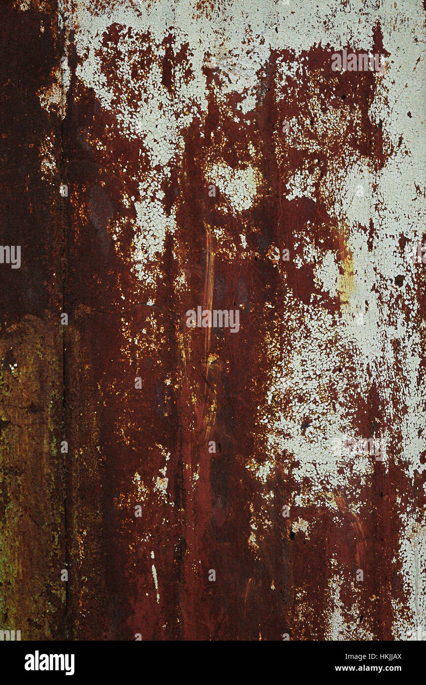 Textured white paint rust hi-res stock photography and images - Alamy