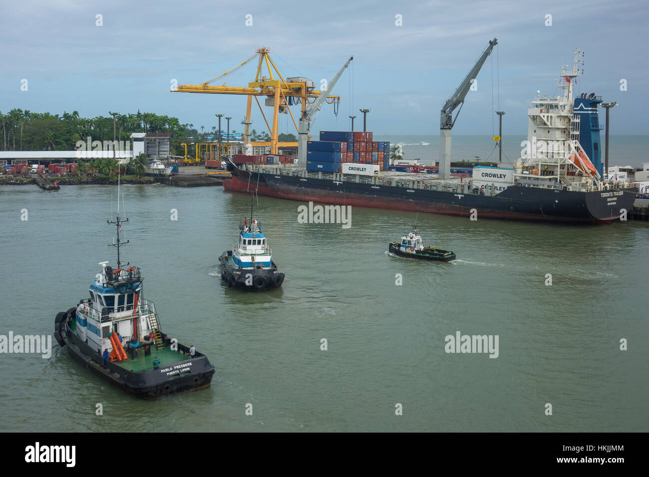 Costa Rica, Puerto Limon, port Stock Photo - Alamy