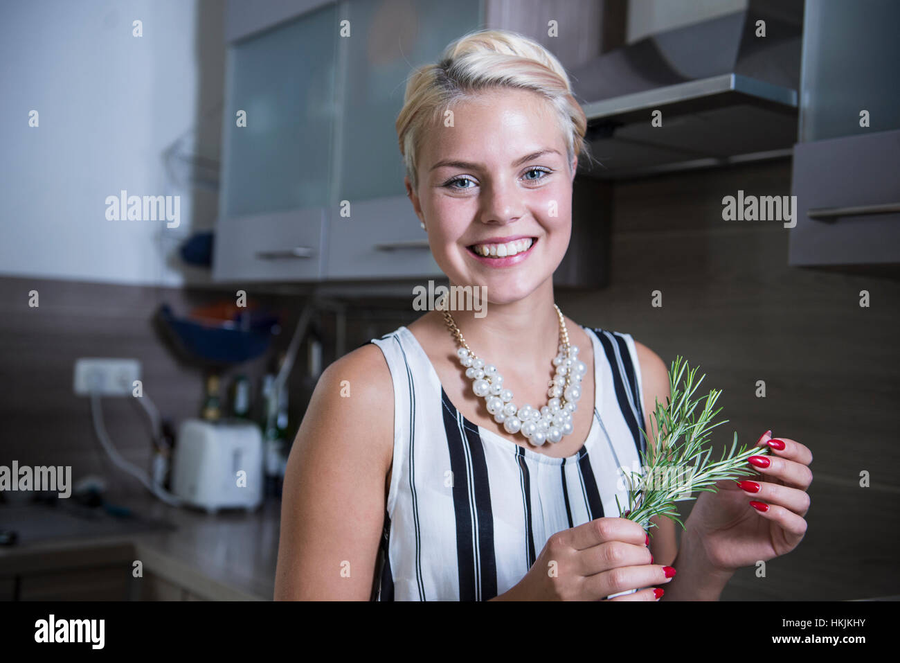 Happy herb herbs human interior hi-res stock photography and images - Alamy