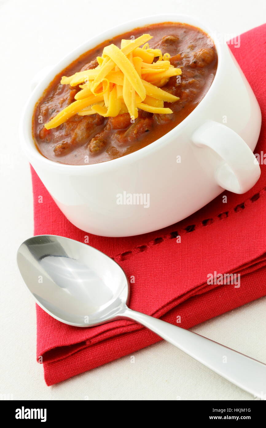 Chili beans made with kidney beans, lean ground beef, Chili powder ...