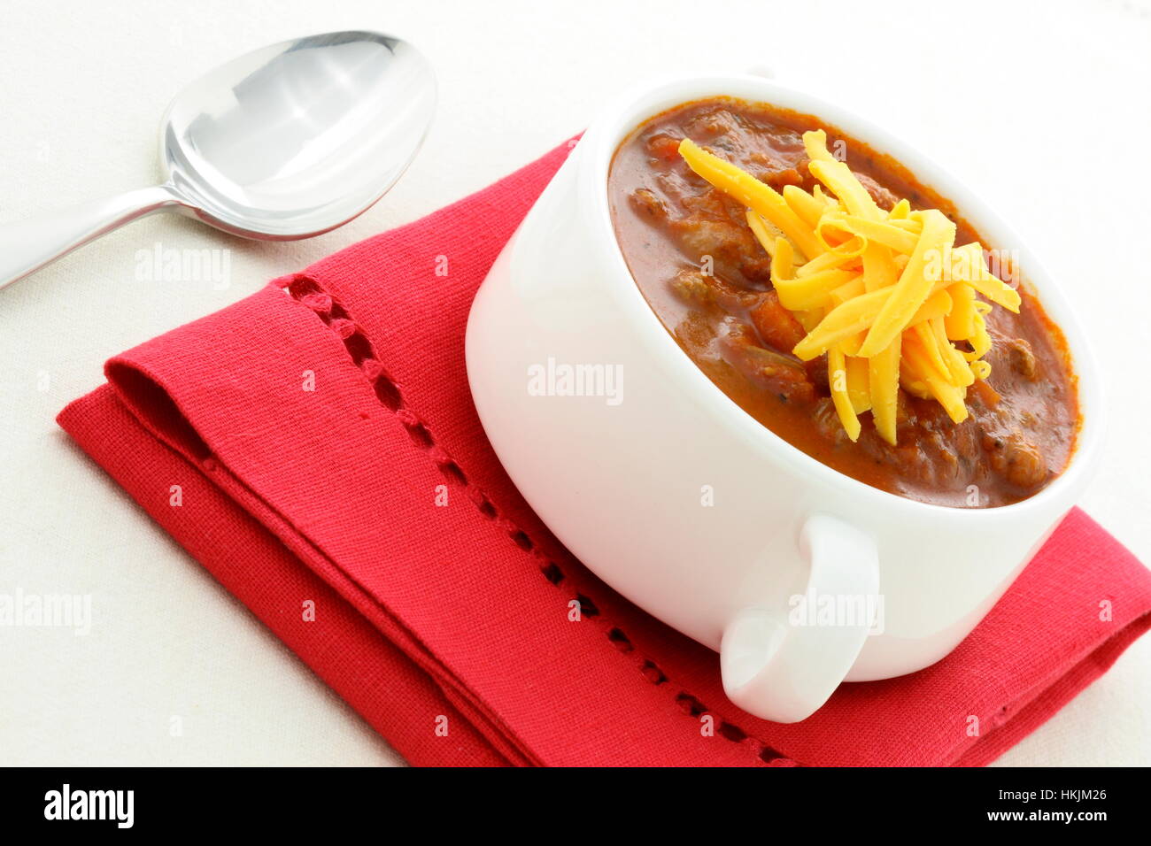 Chili beans made with kidney beans, lean ground beef, Chili powder ...