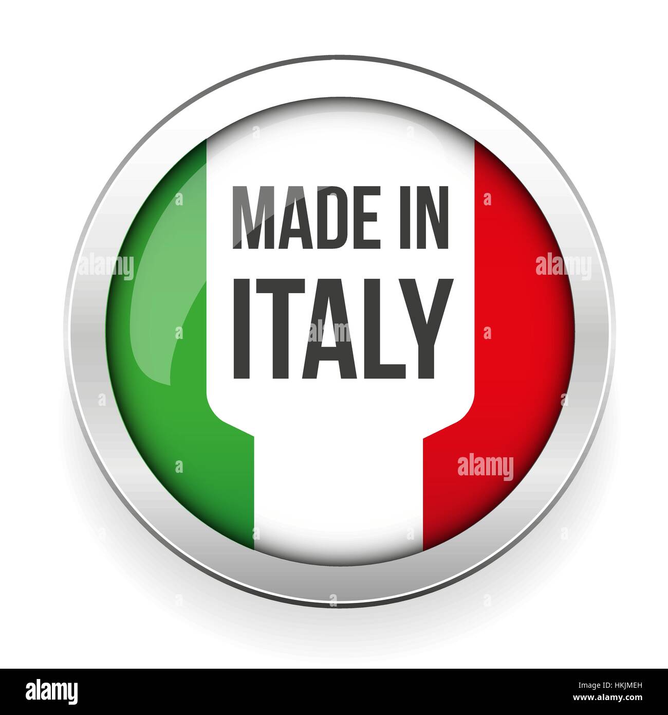 Made in Italy button Stock Vector Image & Art - Alamy
