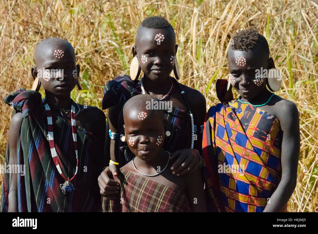 Mursi ear hi-res stock photography and images - Alamy