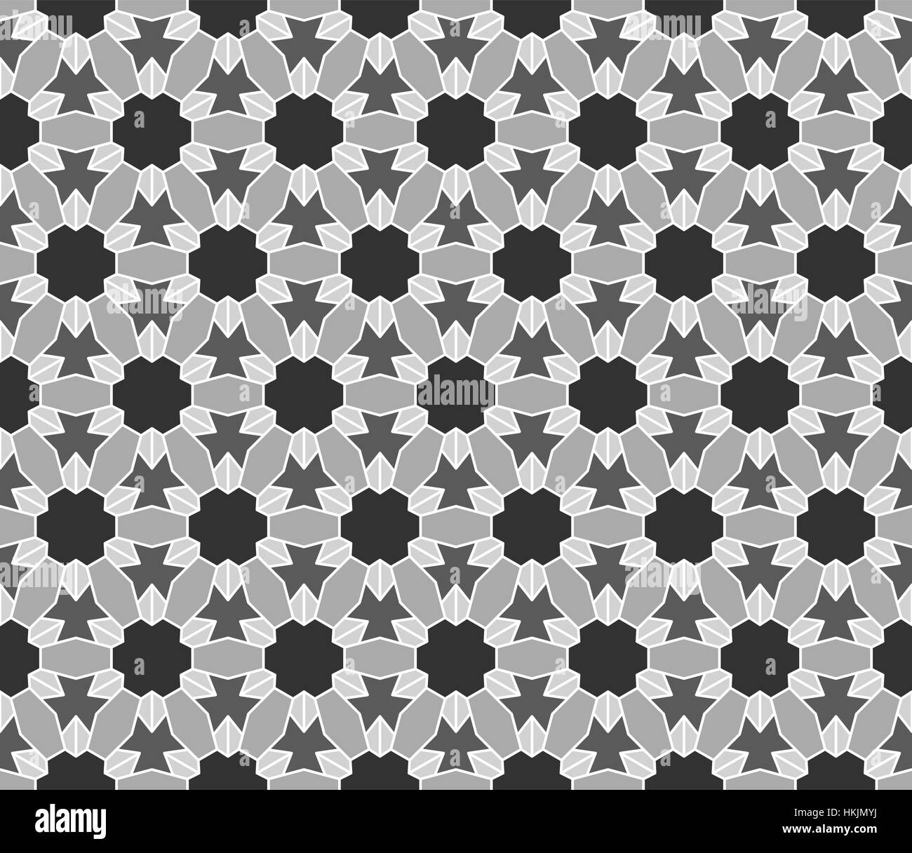Islamic geometric pattern Black and White Stock Photos & Images - Alamy