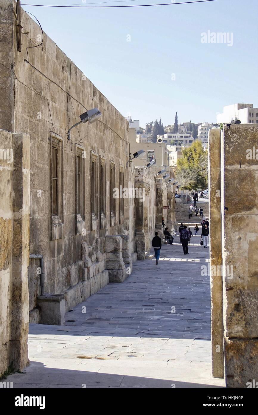 Amman, Jordan - February 8, 2014 The capital of Jordan, view of part of ...