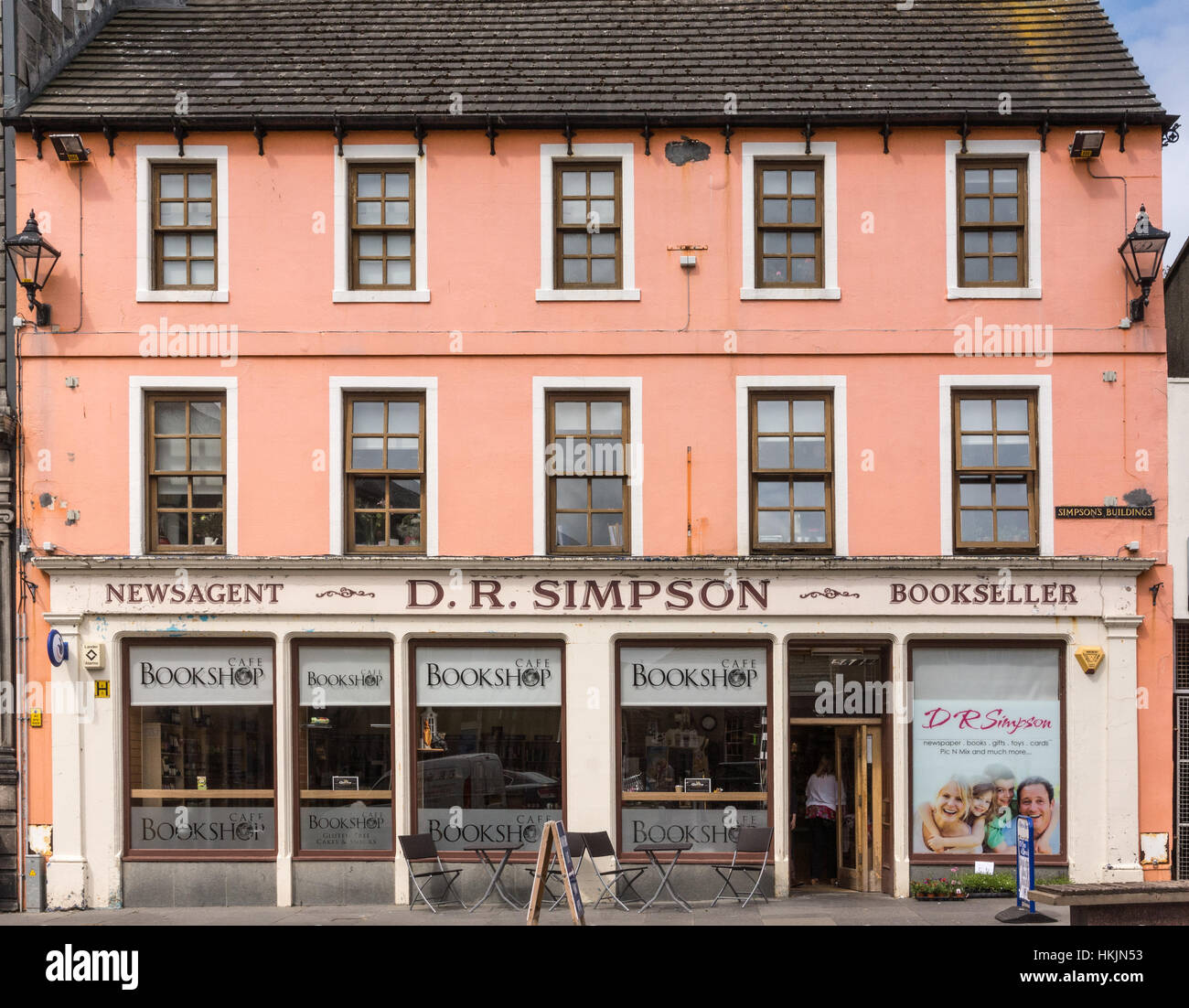 The book store of Wick, Scotland Stock Photo - Alamy