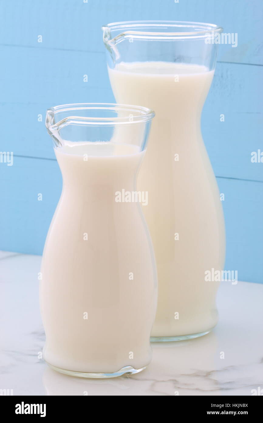 Delicious fresh milk, one of the primary sources of nutrition on ...
