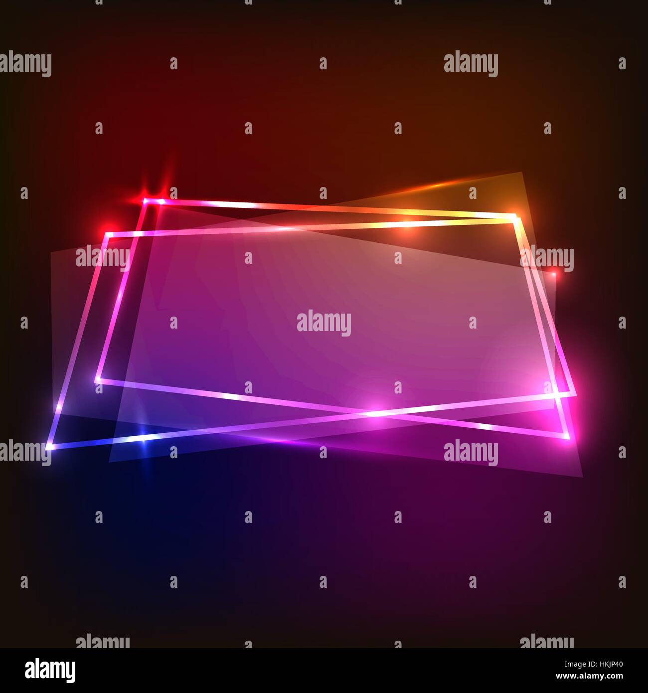 Abstract background with colorful neon banners, stock vector Stock ...