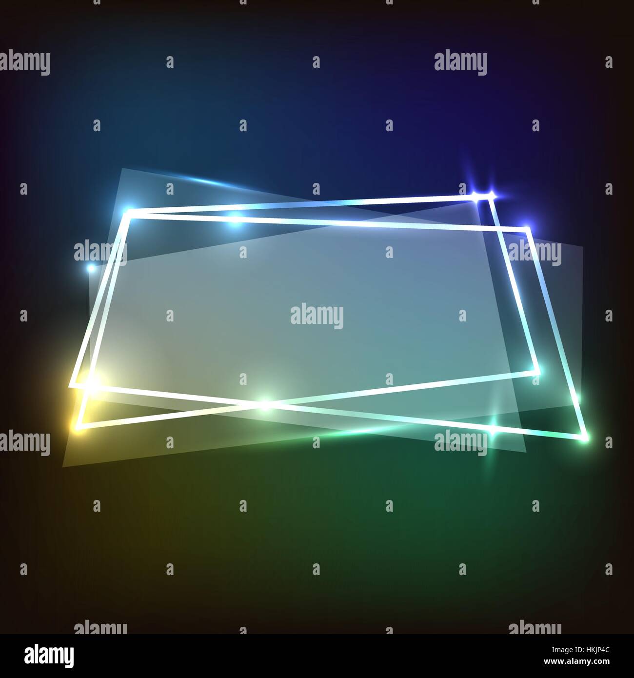 Abstract background with colorful neon banner, stock vector Stock ...