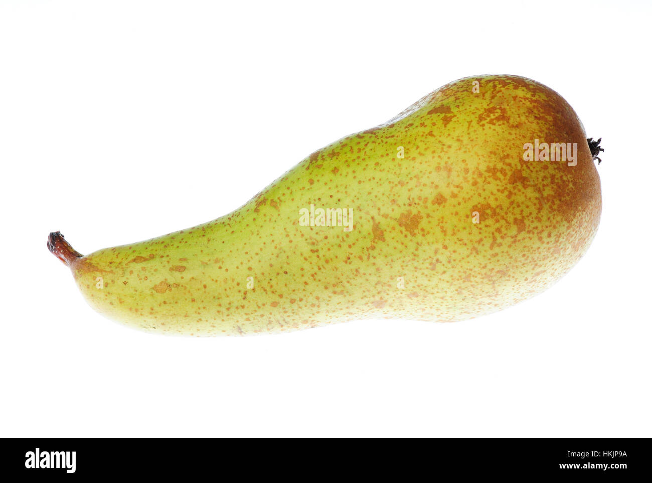 pear fresh long one isolated on white Stock Photo - Alamy