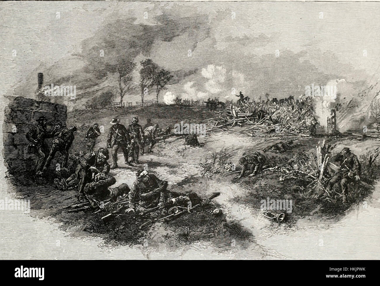 Scene at the Ruins of Mumma's House and Barns, Battle of Antietam, USA ...