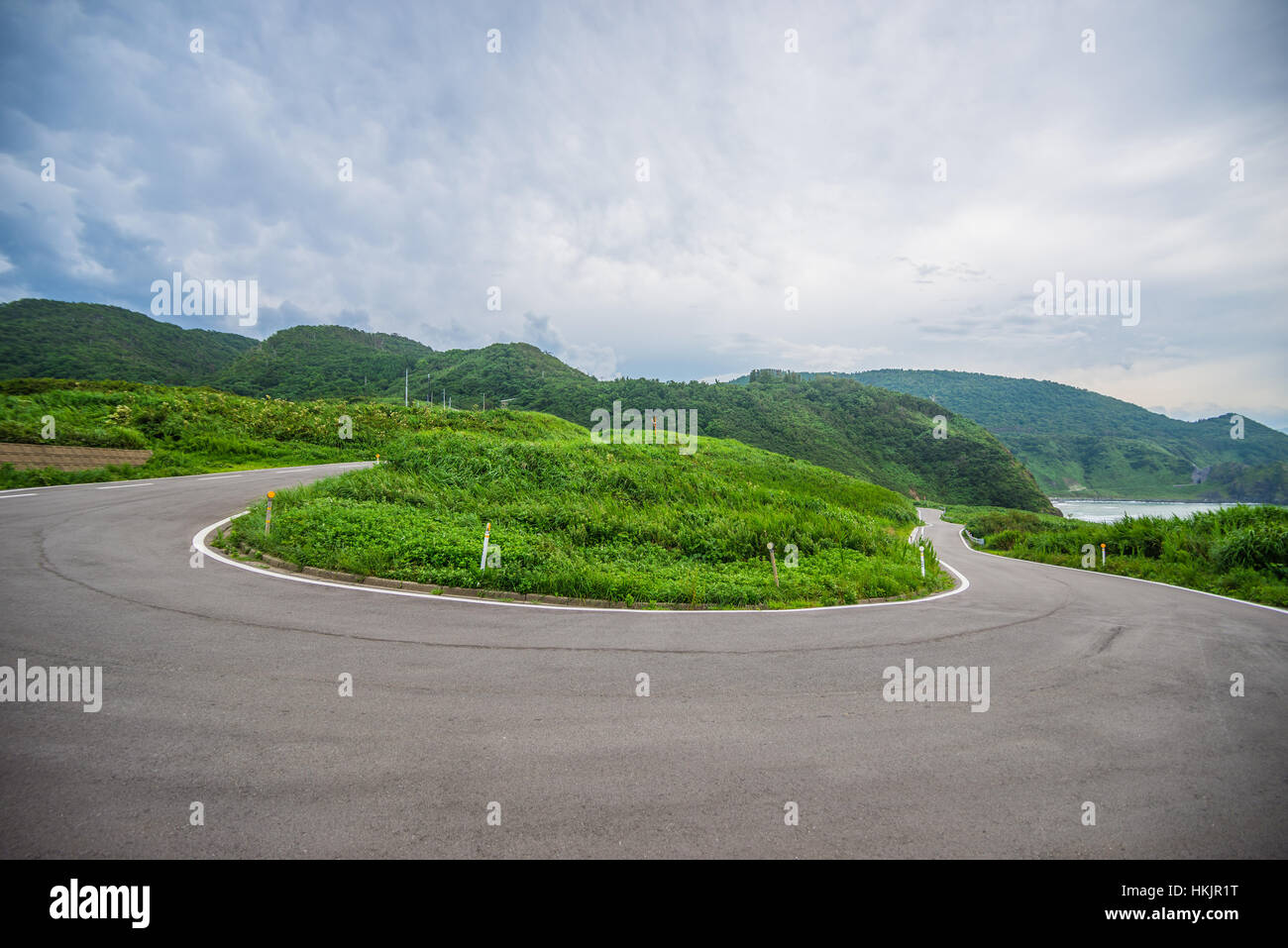 The bend on the great ocean road, Japan Stock Photo - Alamy