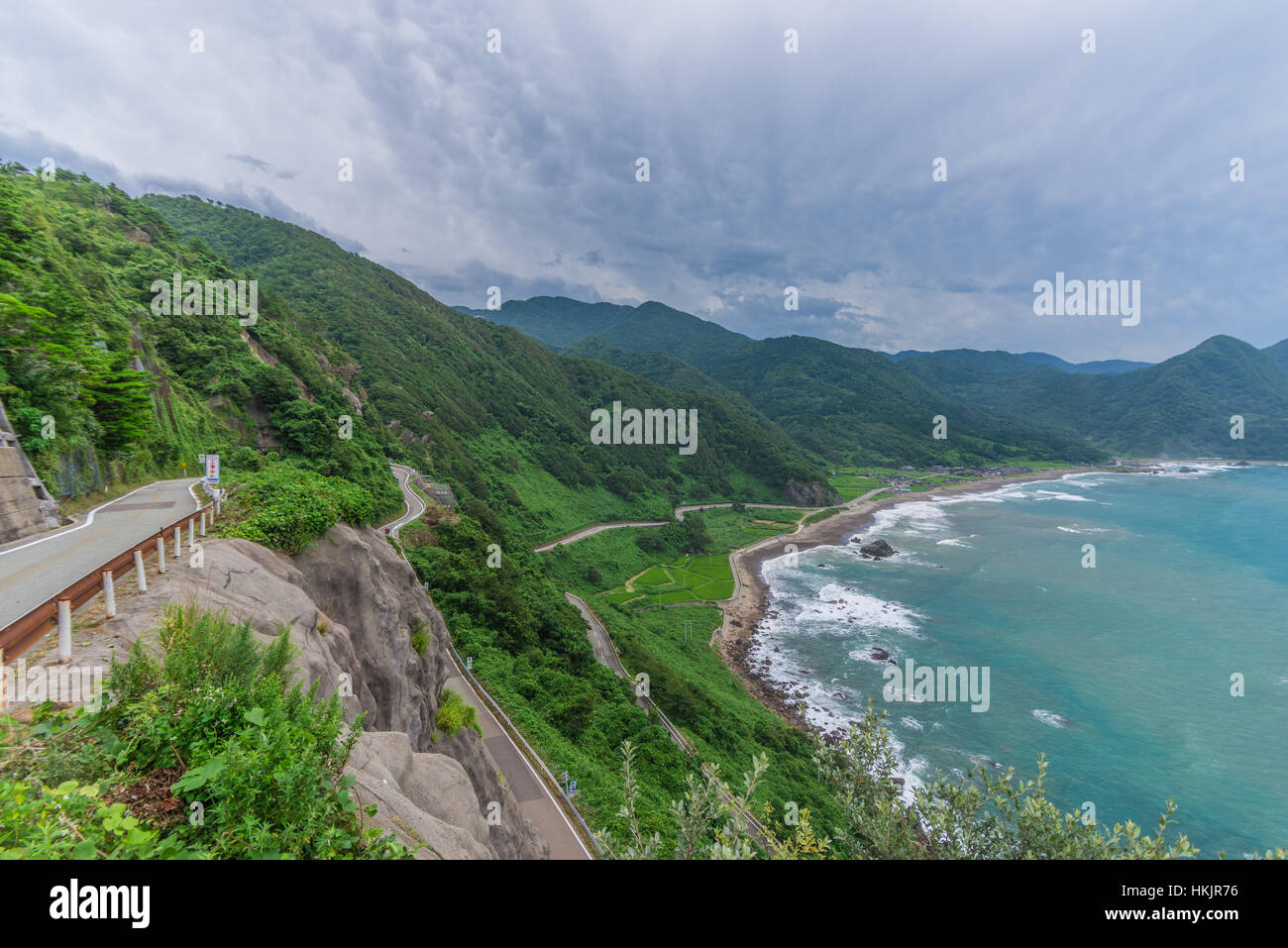 The bend on the great ocean road, Japan Stock Photo - Alamy