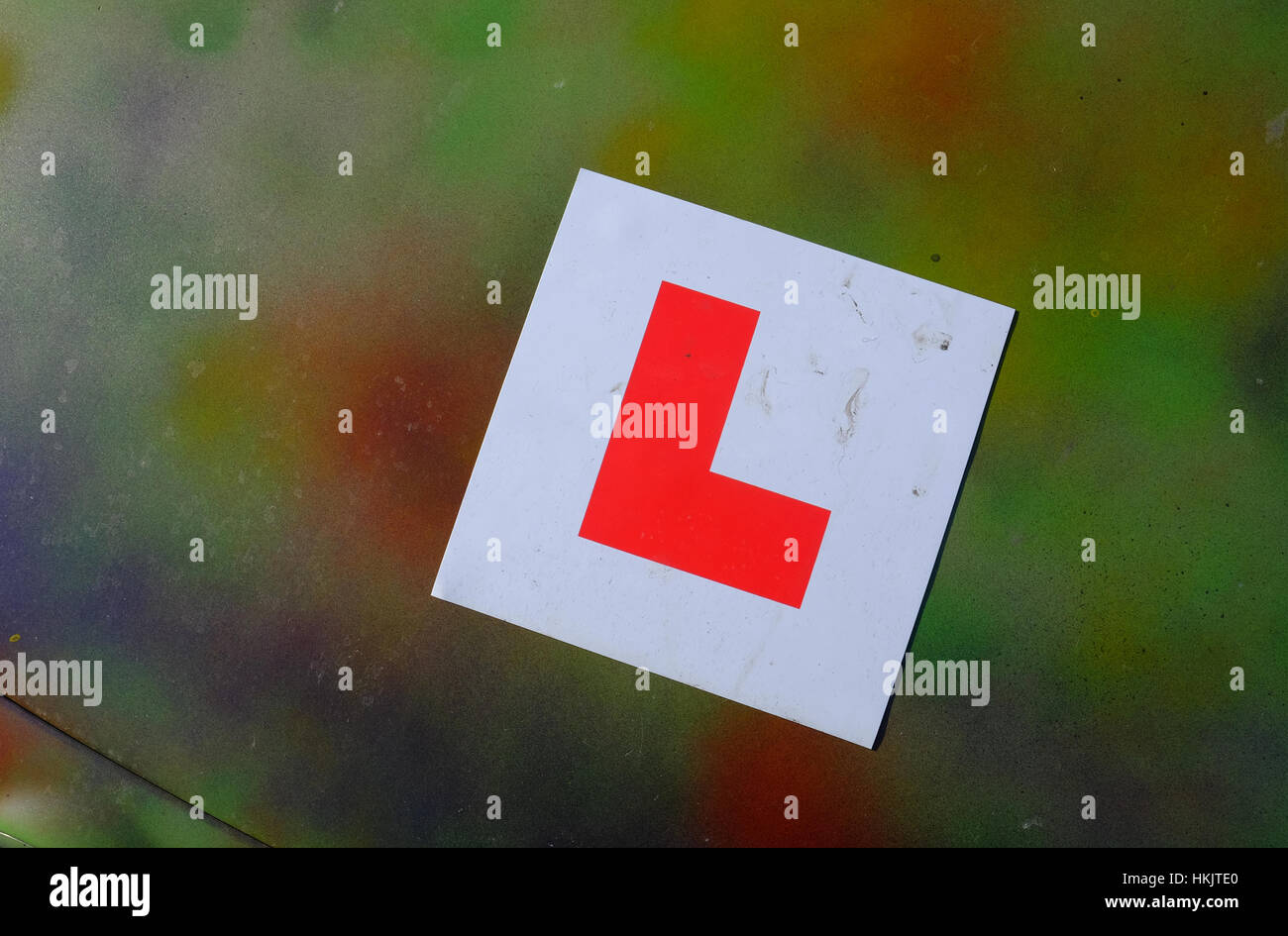 L plate hi-res stock photography and images - Alamy