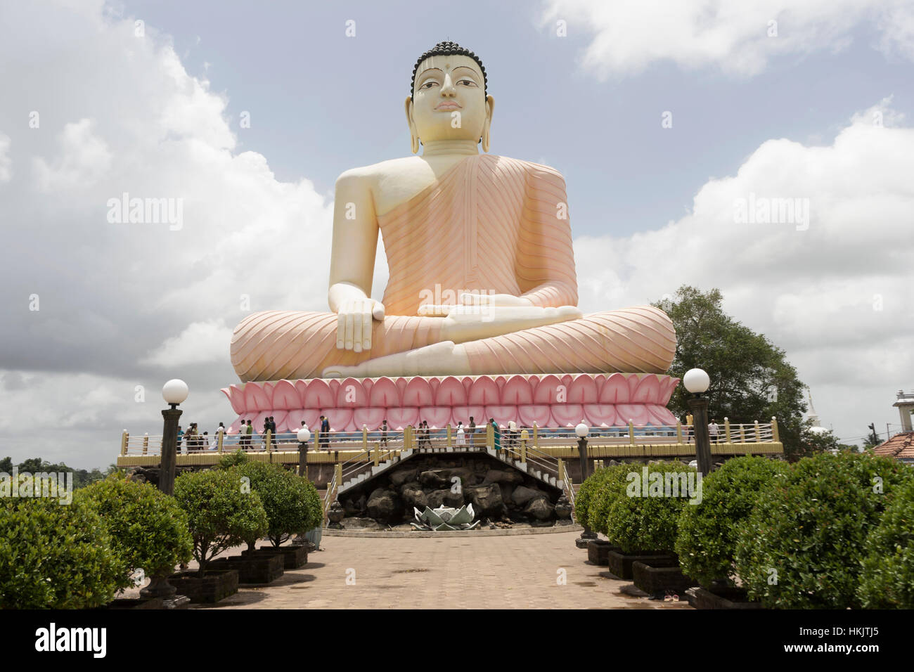 The gigantic Buddha Statue at Kande Viharaya Temple, Beruwala, Sri ...