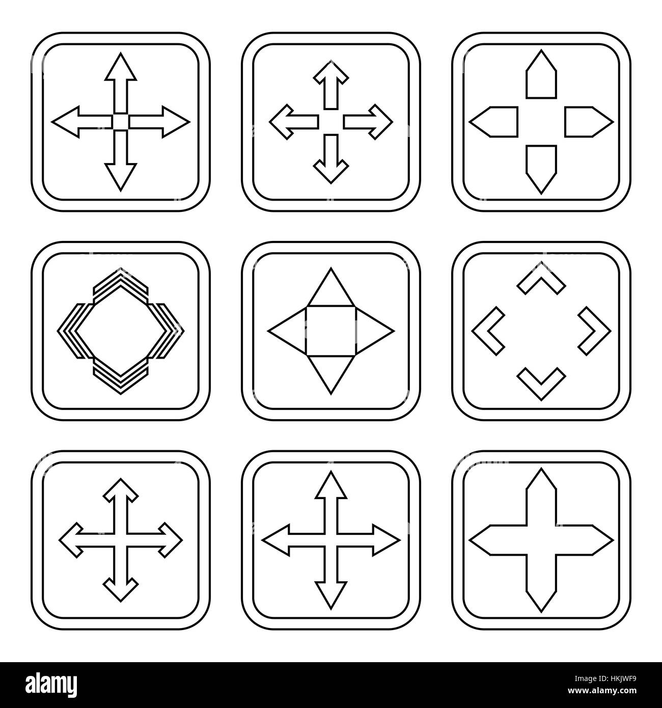 Zooming navigation Cut Out Stock Images & Pictures - Alamy