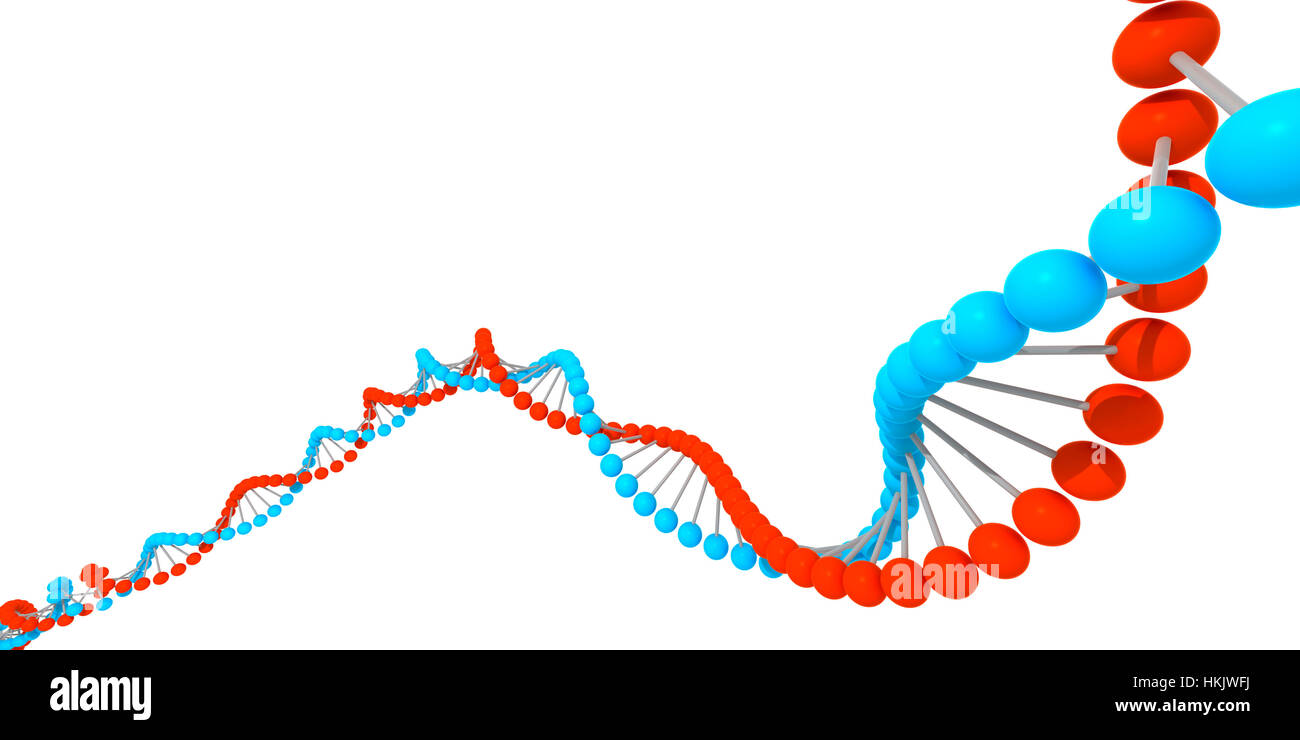 Illustration of a Dna Stock Photo - Alamy