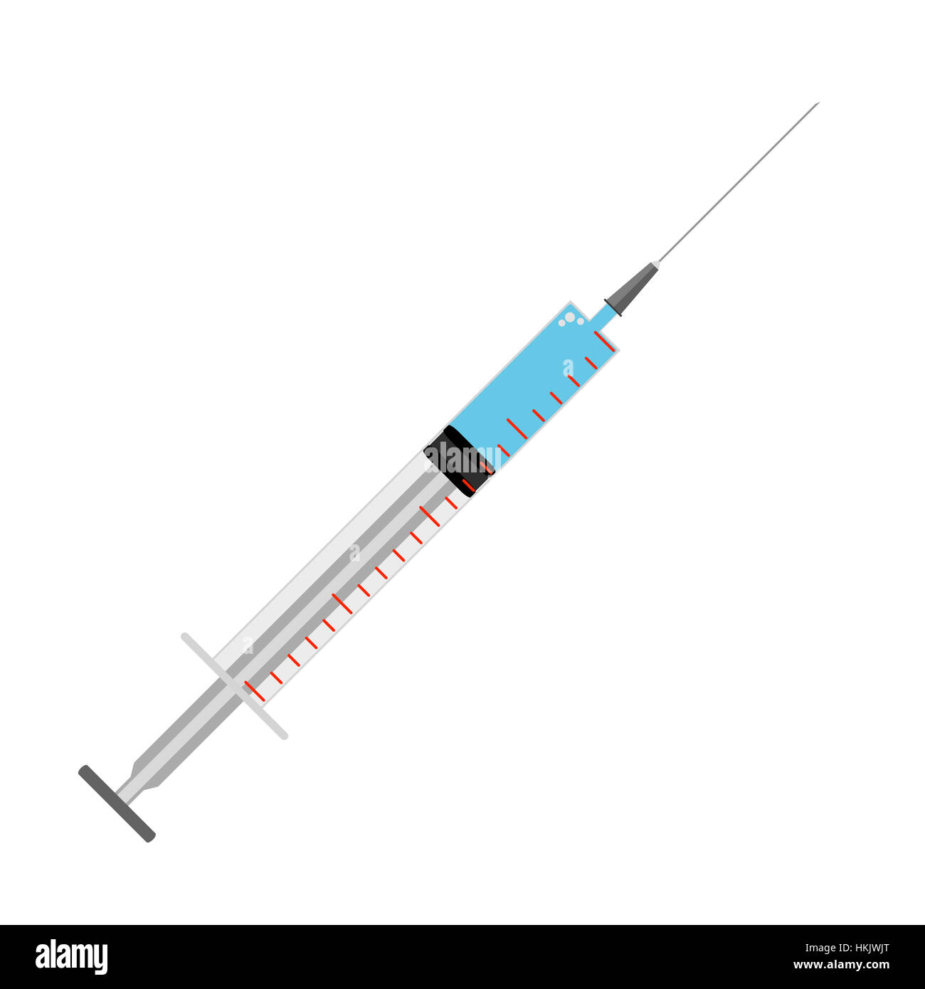Syringe vector flat isolated on hi-res stock photography and images - Alamy