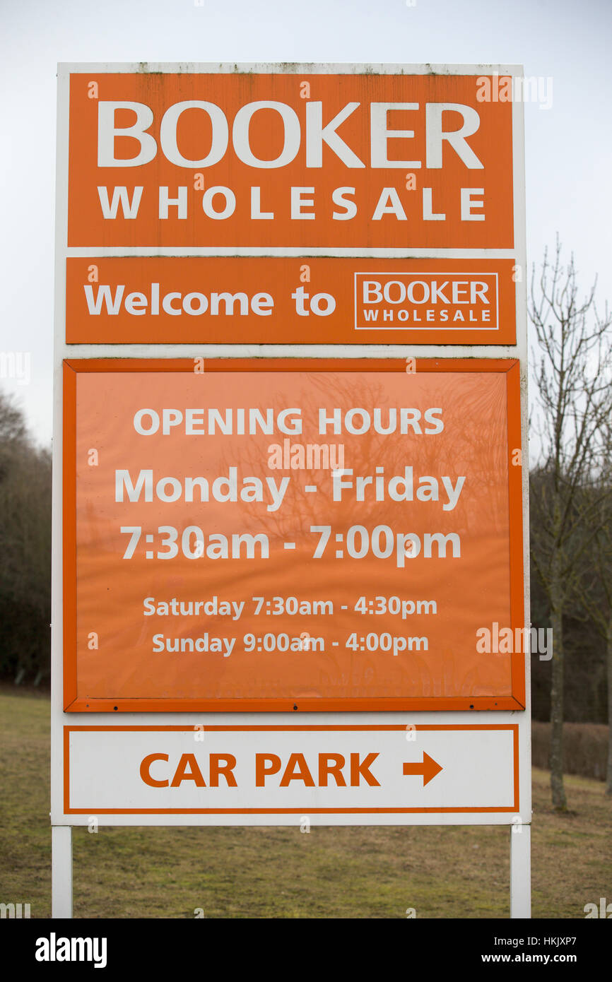 Booker sign hi-res stock photography and images - Alamy