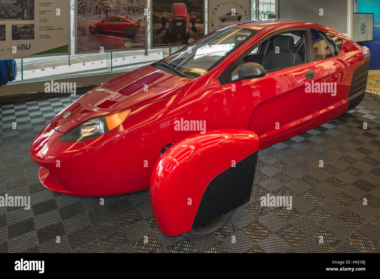 Detroit auto show elio small car hi-res stock photography and images ...
